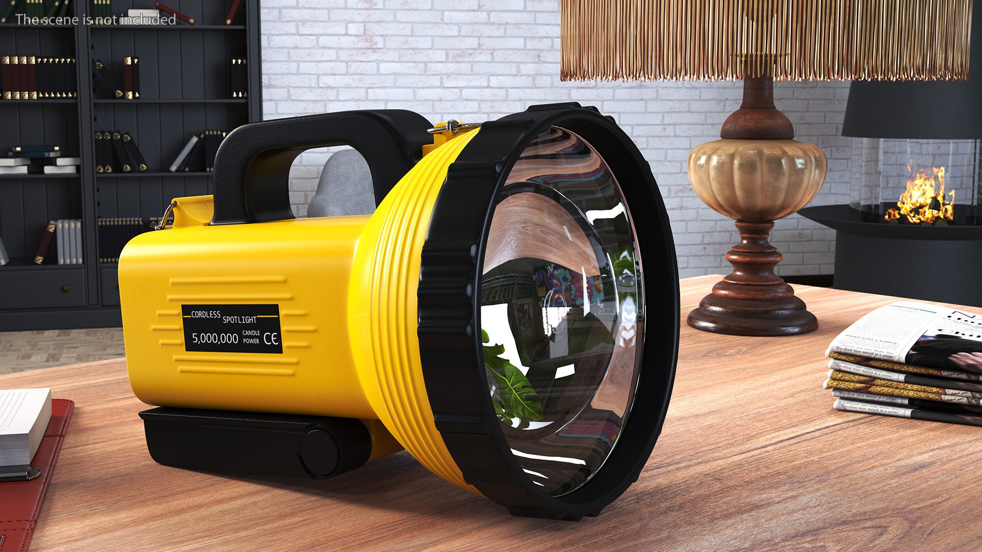 Portable High Power Rechargeable LED Searchlight 3D Model - TurboSquid ...