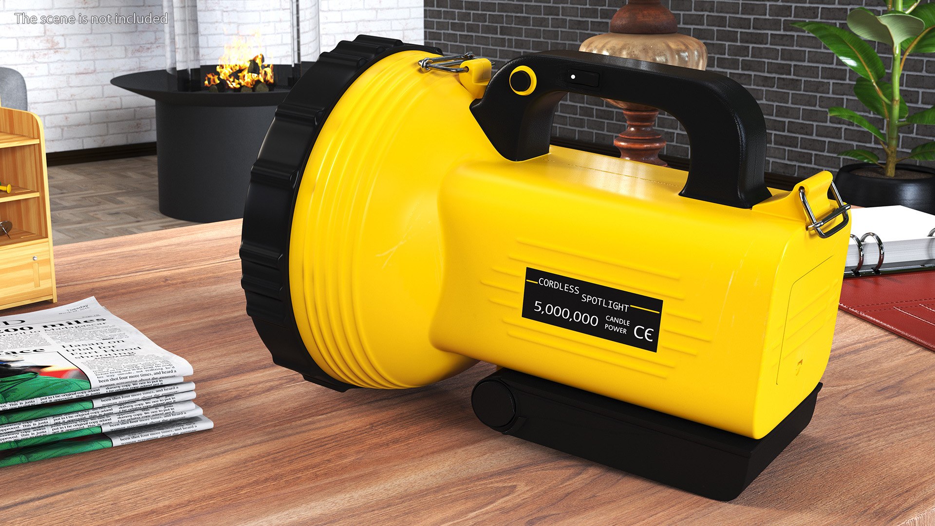 Portable High Power Rechargeable LED Searchlight 3D Model - TurboSquid ...