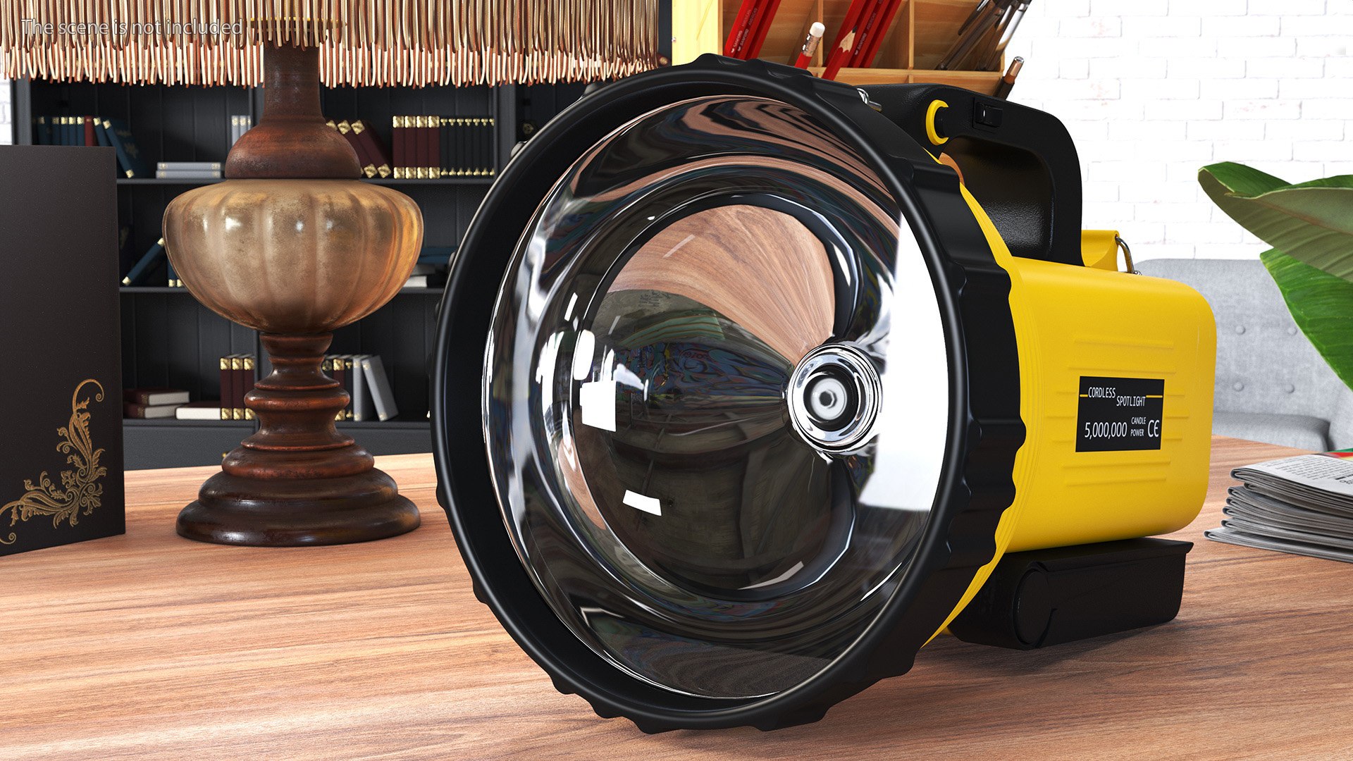 Portable High Power Rechargeable LED Searchlight 3D Model - TurboSquid ...