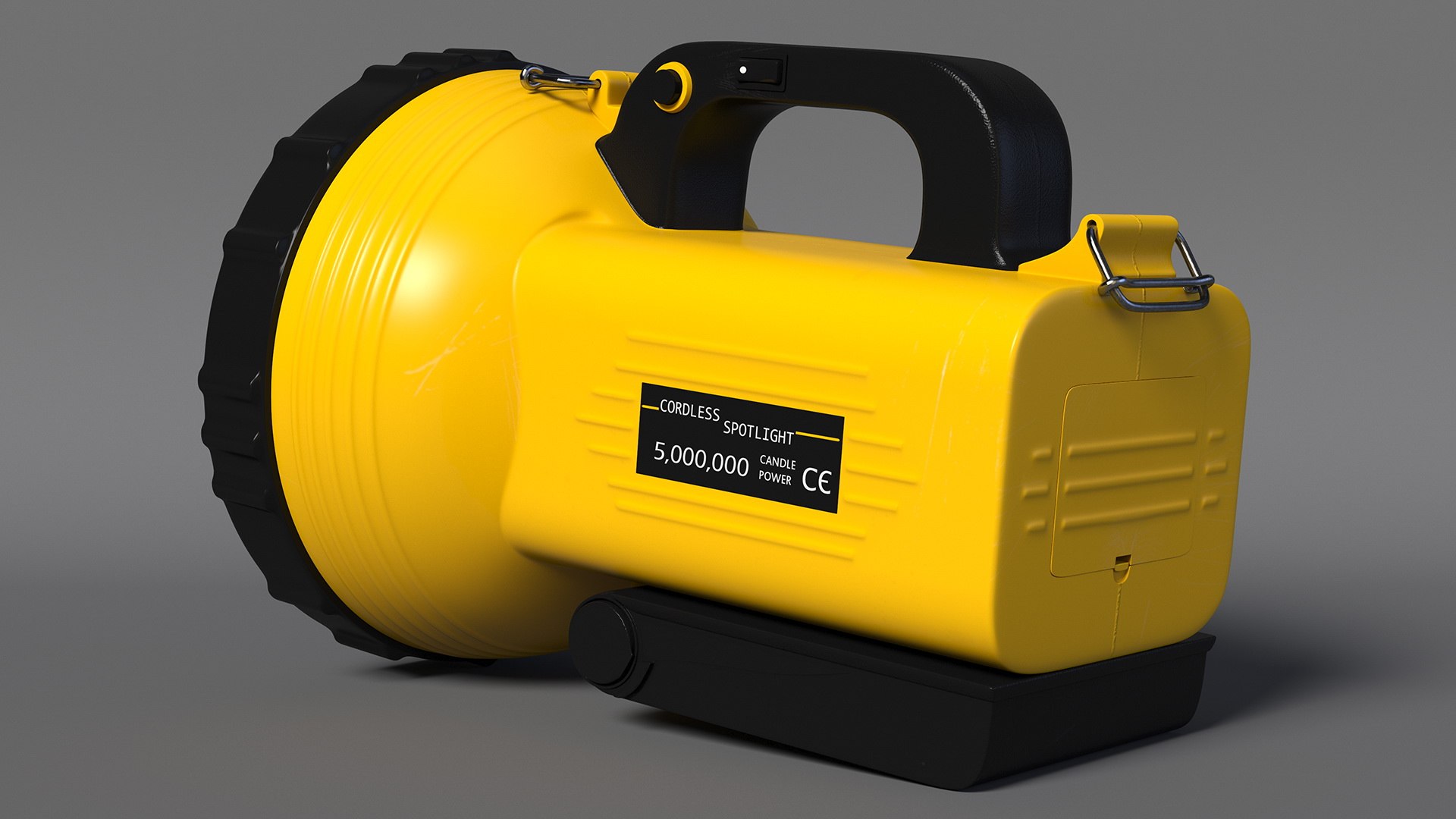 Portable High Power Rechargeable LED Searchlight 3D Model - TurboSquid ...