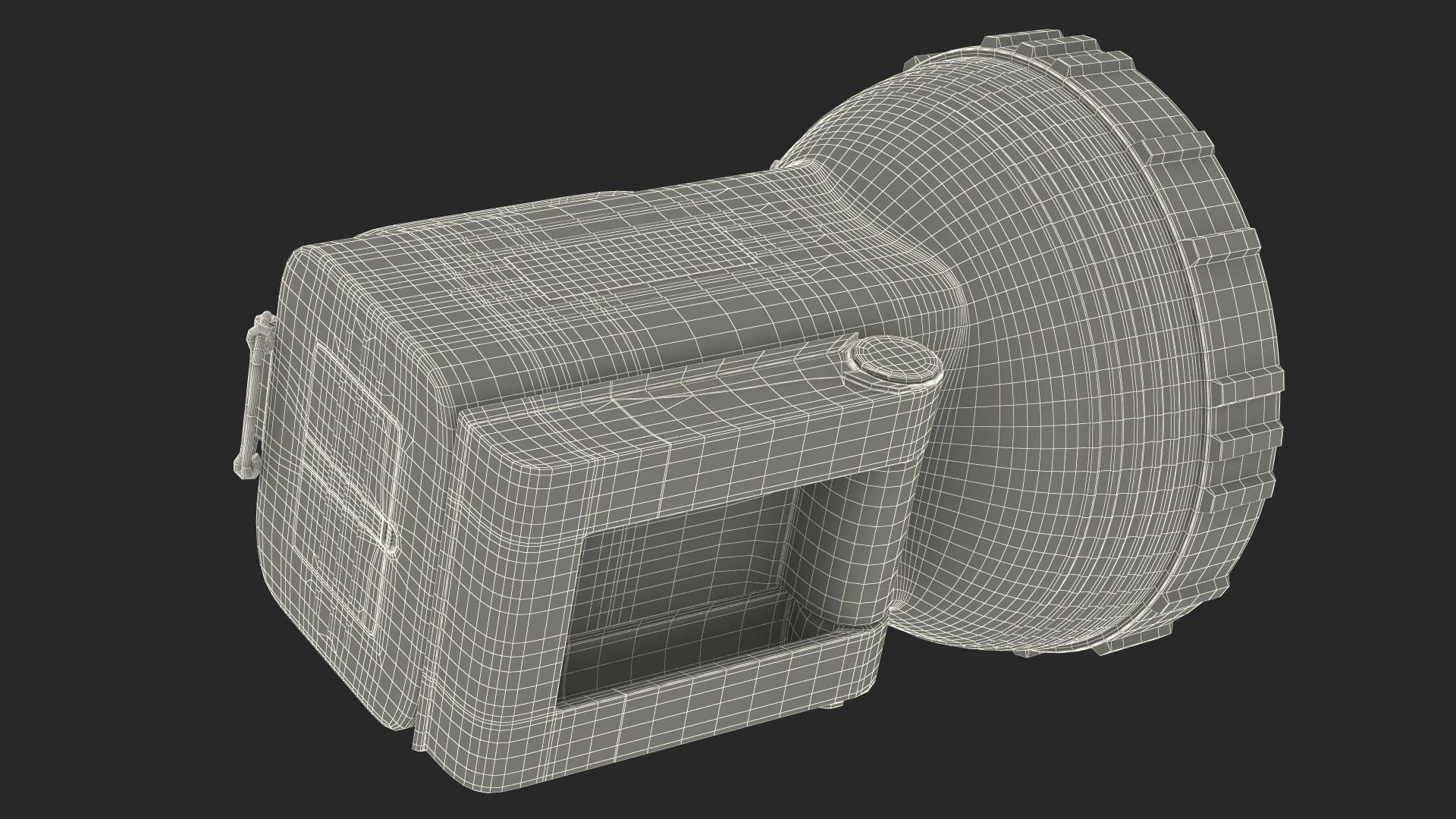 Portable High Power Rechargeable LED Searchlight 3D Model - TurboSquid ...