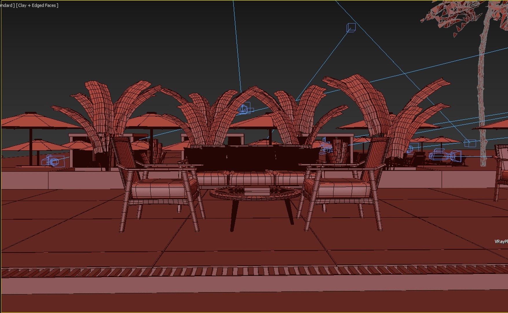 3D Beach Club Resort Exterior model - TurboSquid 1913291