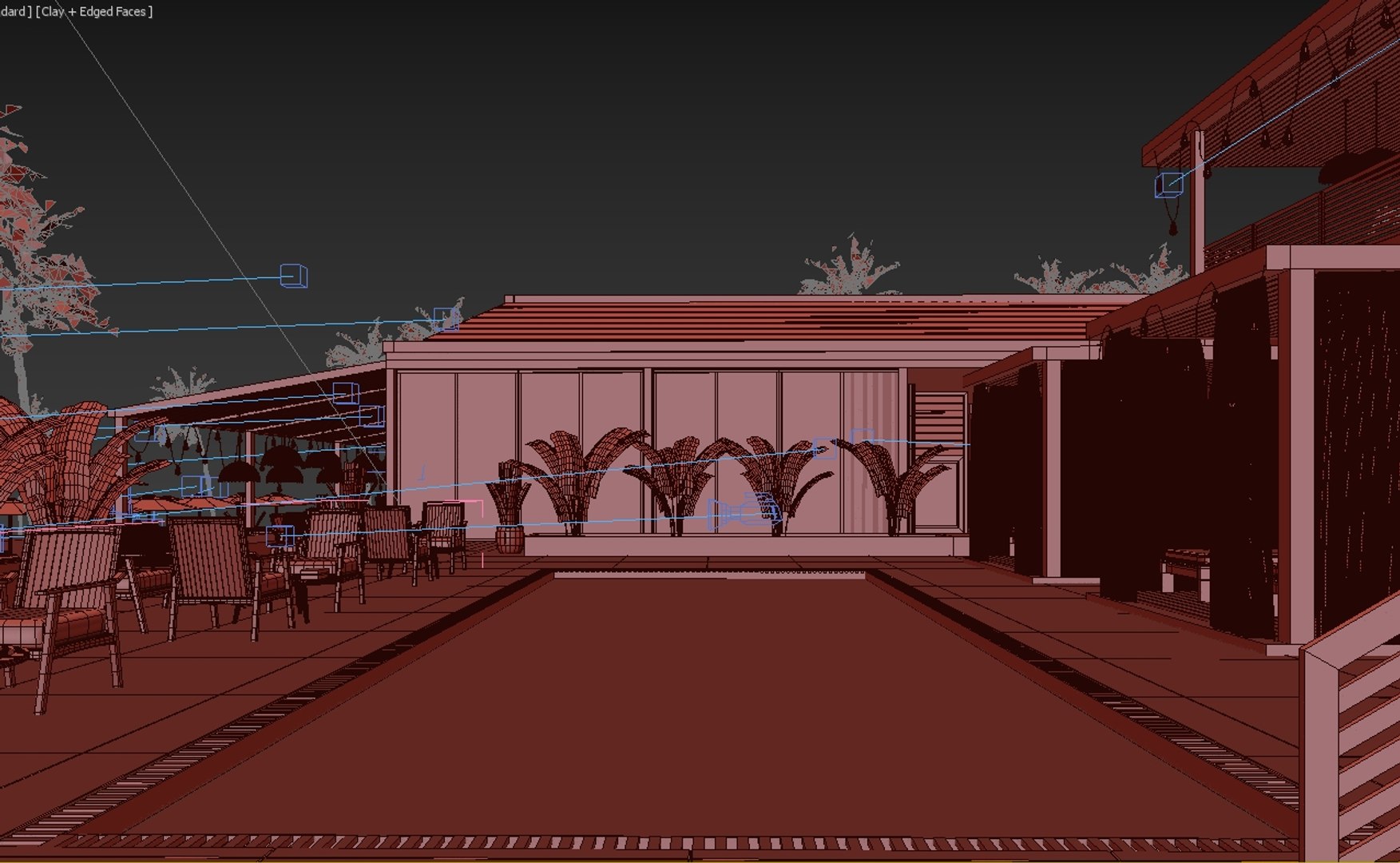 3D Beach Club Resort Exterior model - TurboSquid 1913291