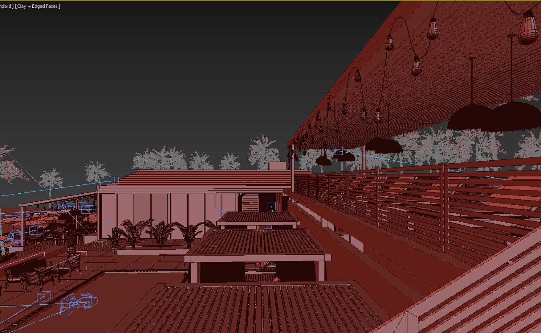 3D Beach Club Resort Exterior model - TurboSquid 1913291