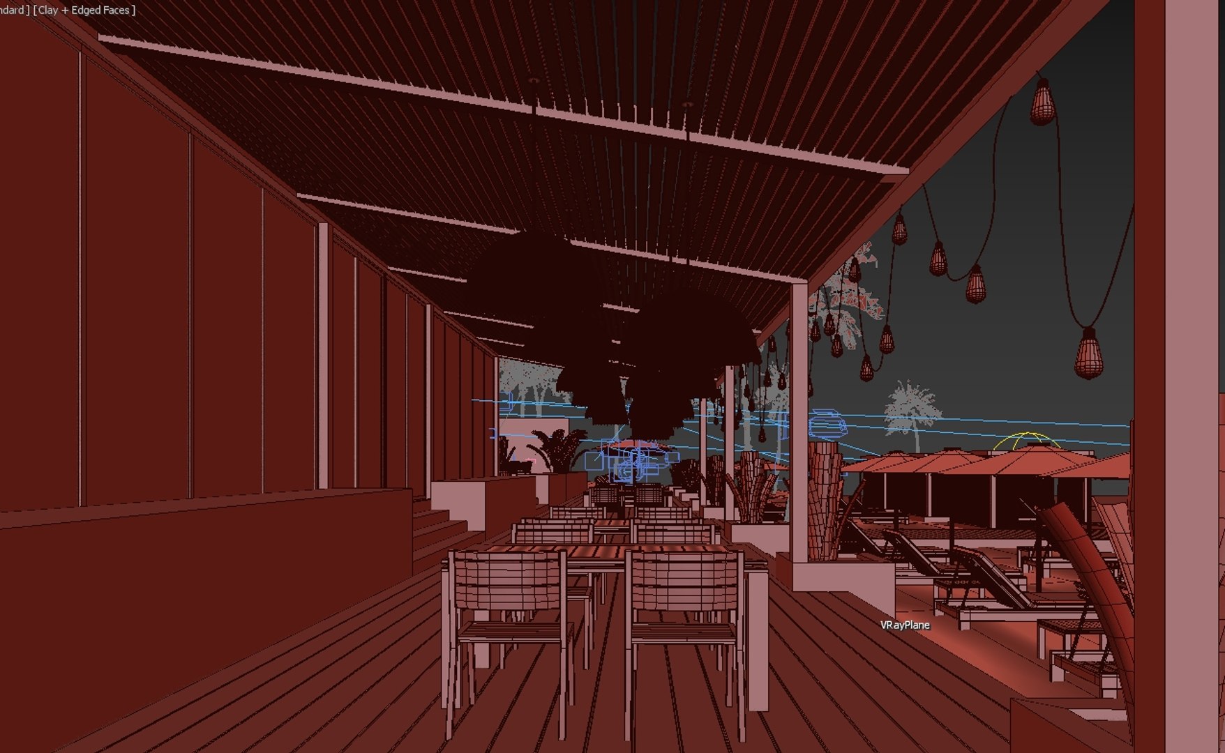 3D Beach Club Resort Exterior model - TurboSquid 1913291