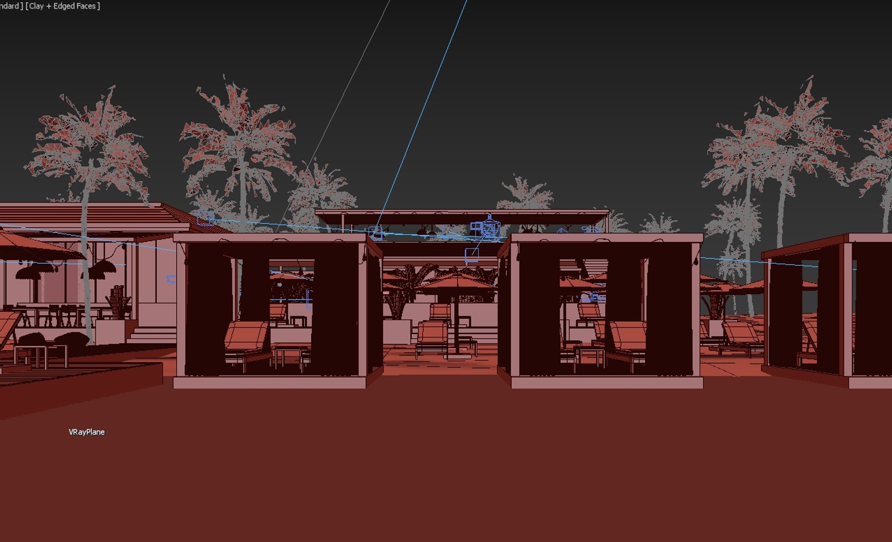 3D Beach Club Resort Exterior model - TurboSquid 1913291