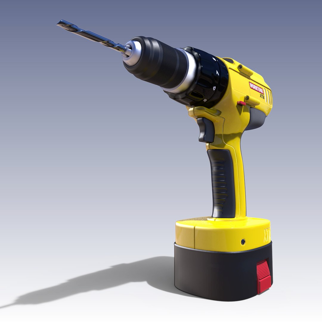 3d Generic Cordless Drill