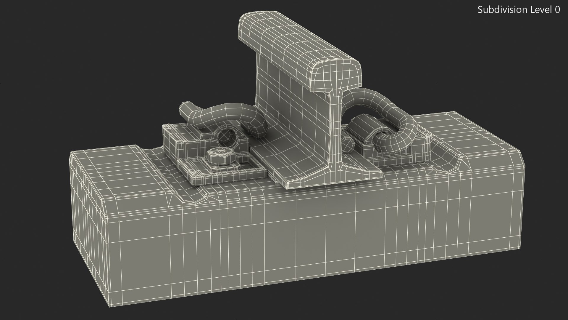 3D E Clip Rail Track Fastening System - TurboSquid 1835855