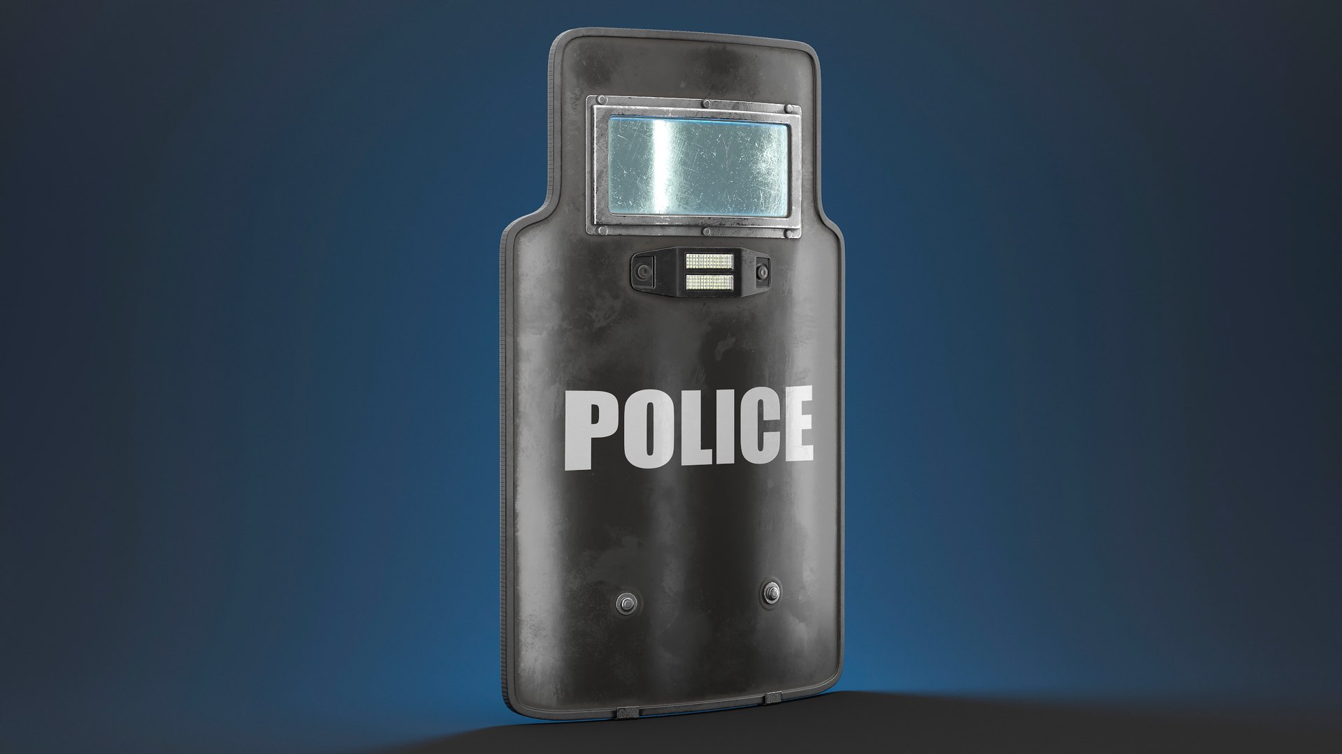 modelo 3d Police Tactical Riot Shield PBR - TurboSquid 2072603