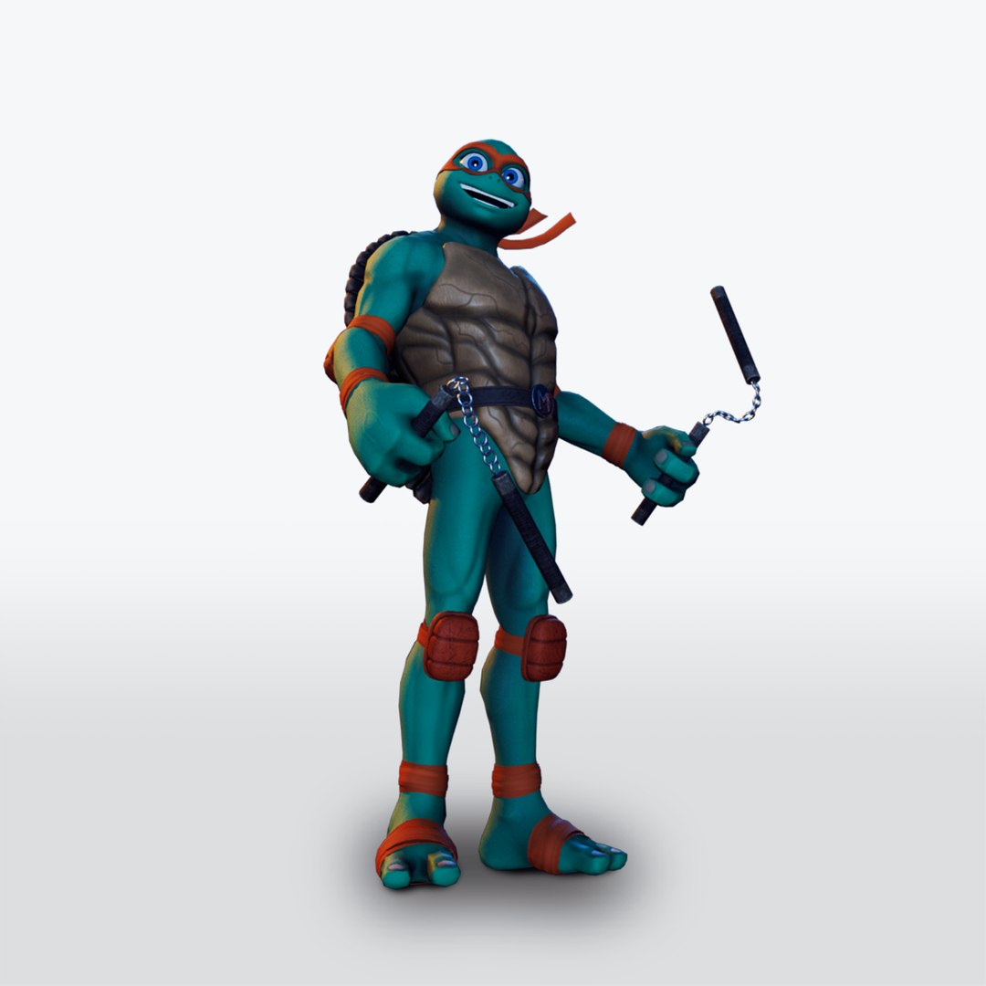3D Michelangelo Ninja Turtle - TurboSquid 2040091