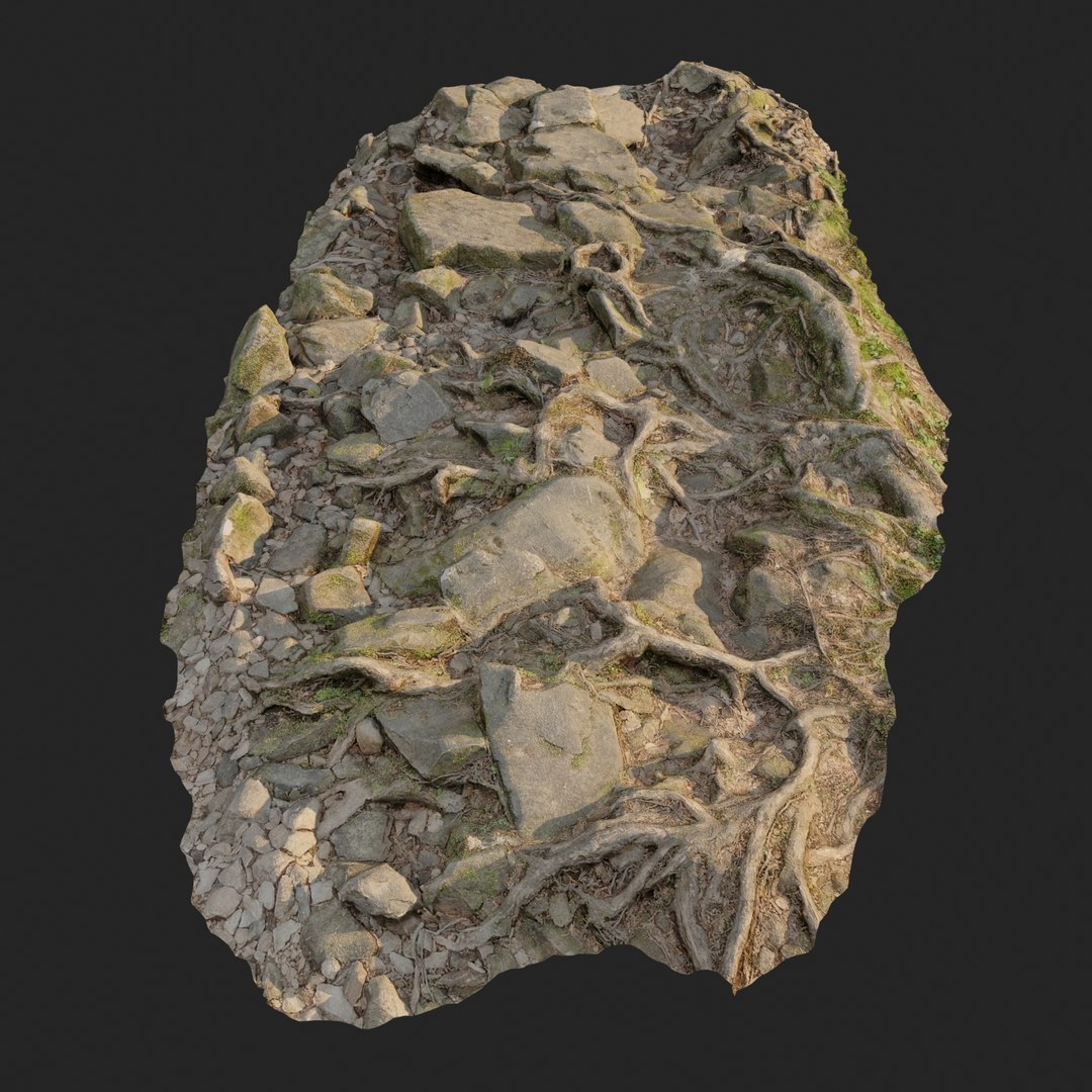 3D ground stones f model - TurboSquid 1315549