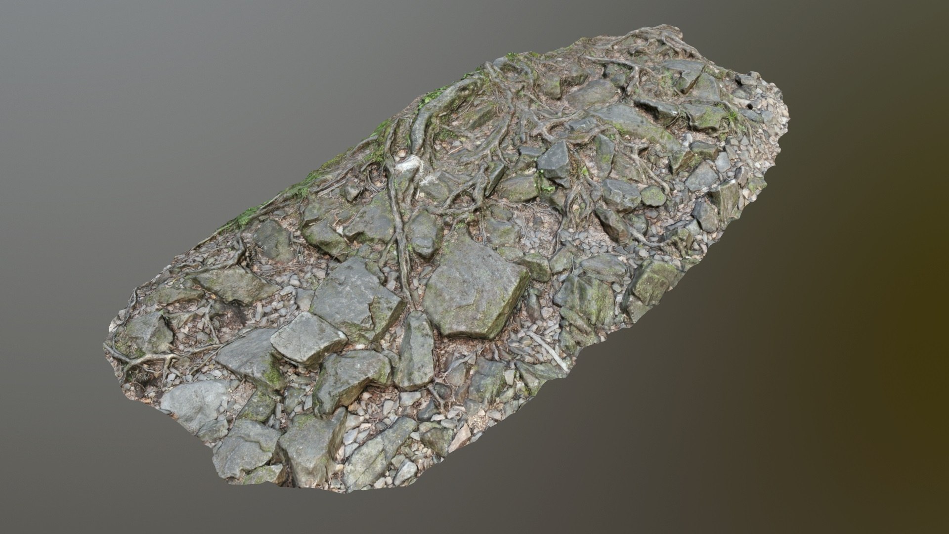 3D ground stones f model - TurboSquid 1315549
