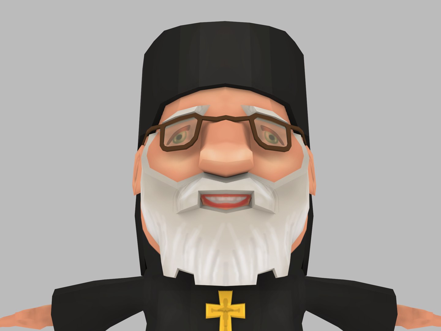 Priest Chibi 3D Model - TurboSquid 1325401