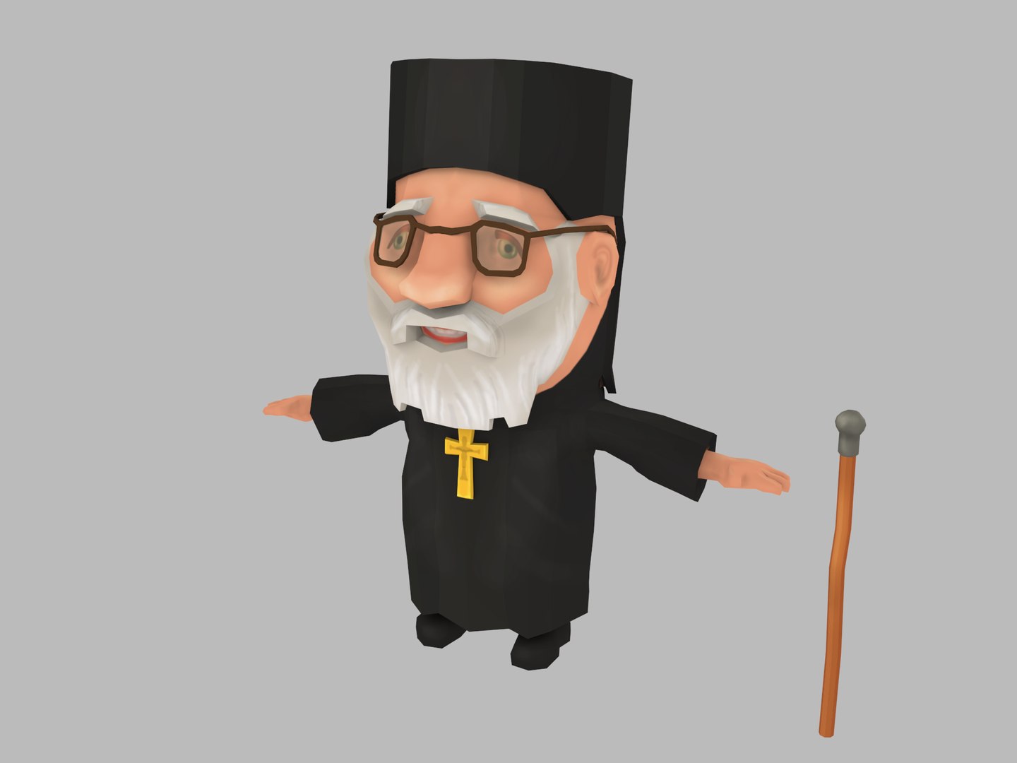 Priest Chibi 3D Model - TurboSquid 1325401