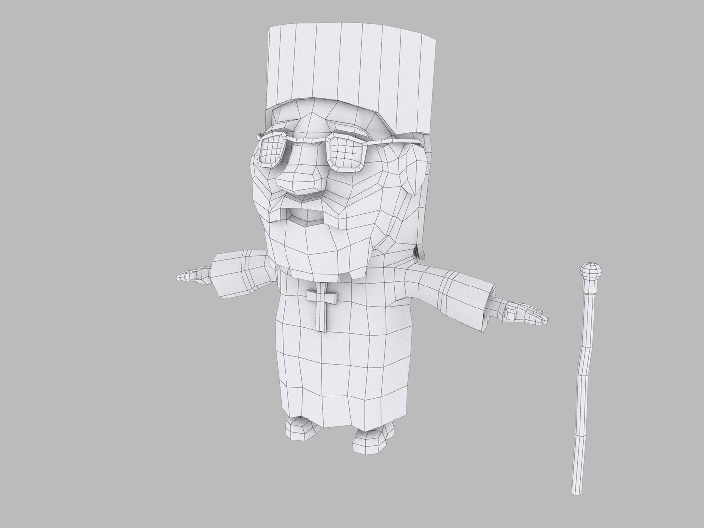 Priest Chibi 3D Model - TurboSquid 1325401