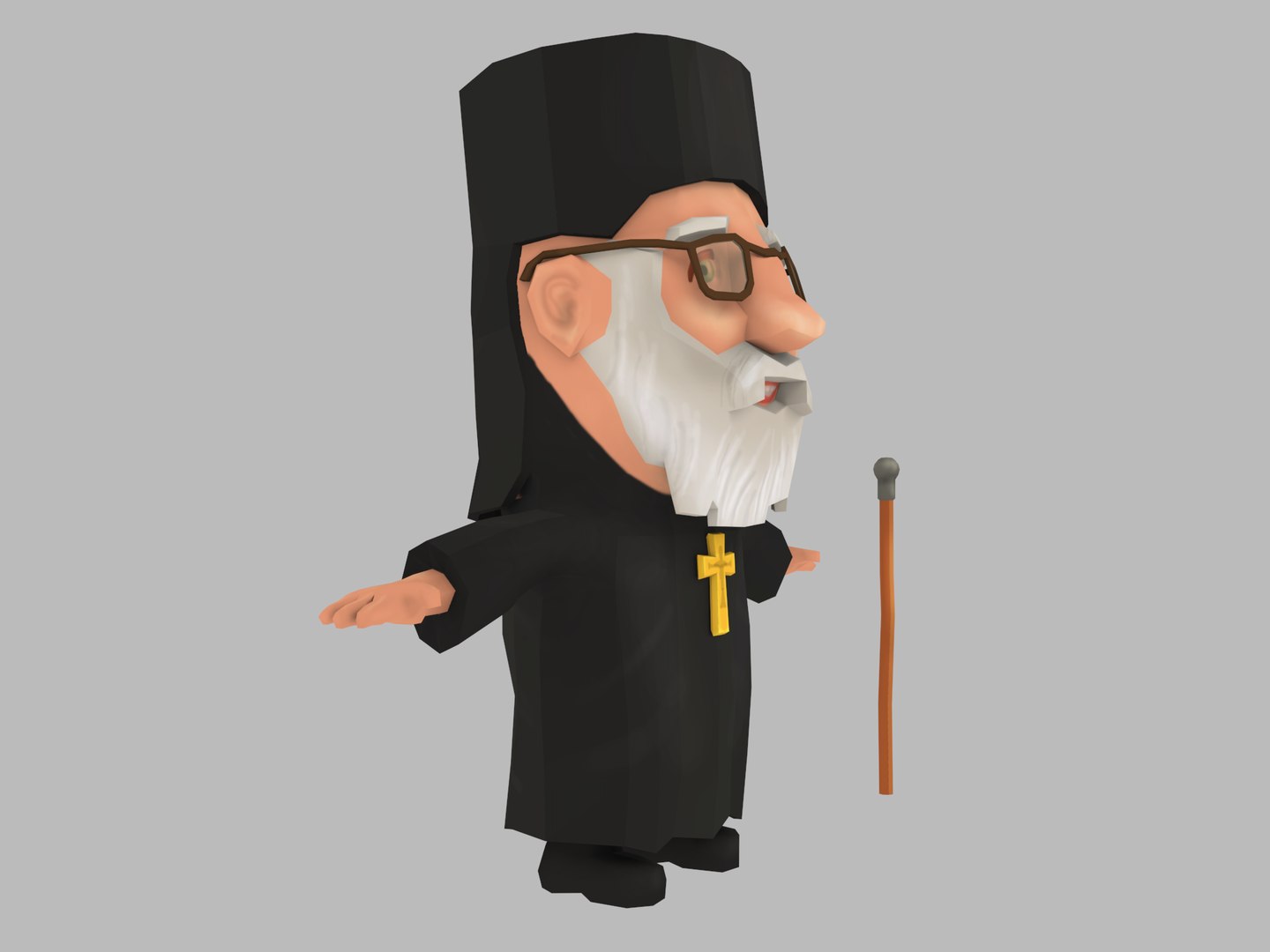 Priest Chibi 3D Model - TurboSquid 1325401