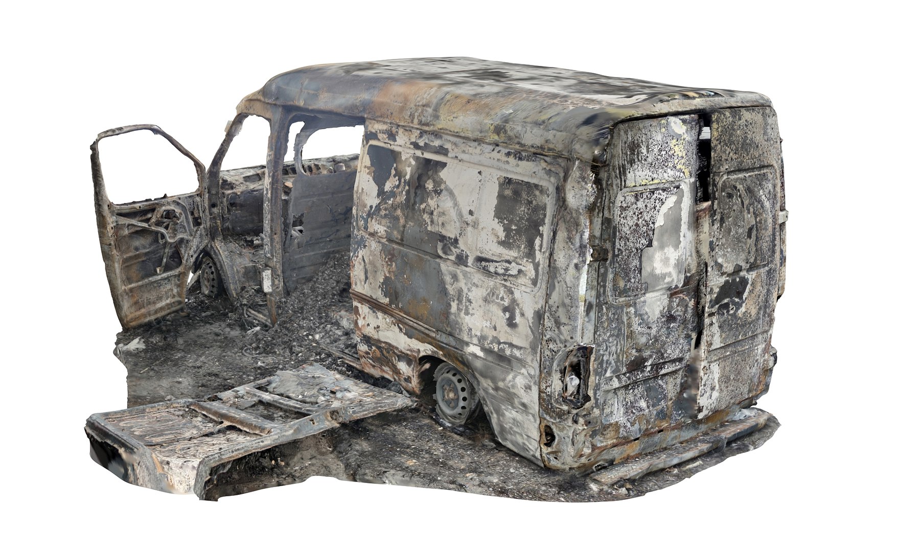 Car Wreck 16K 3D Model - TurboSquid 2060682