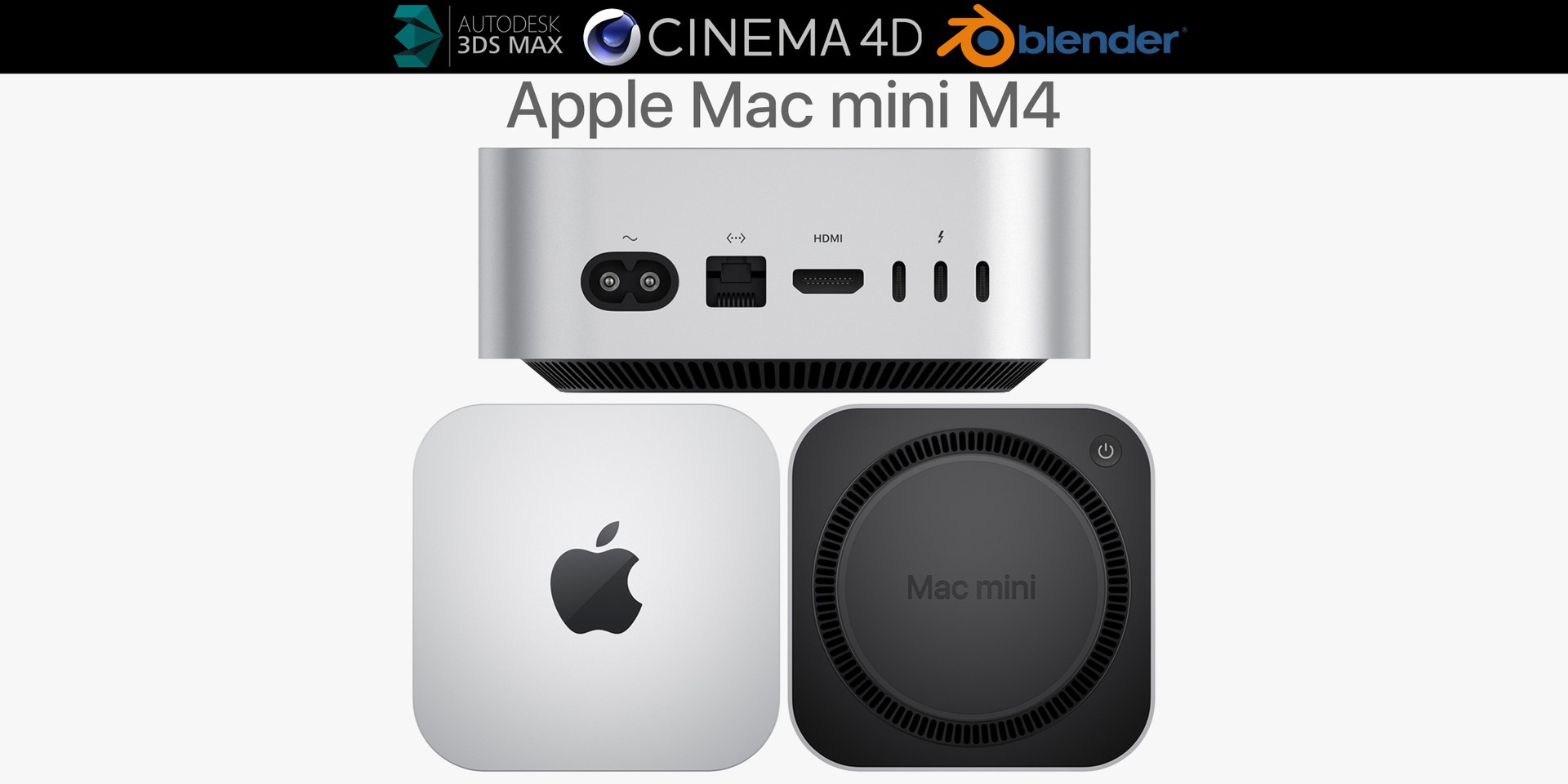 3D Model Apple Mac Mini M4 - TurboSquid 2331074