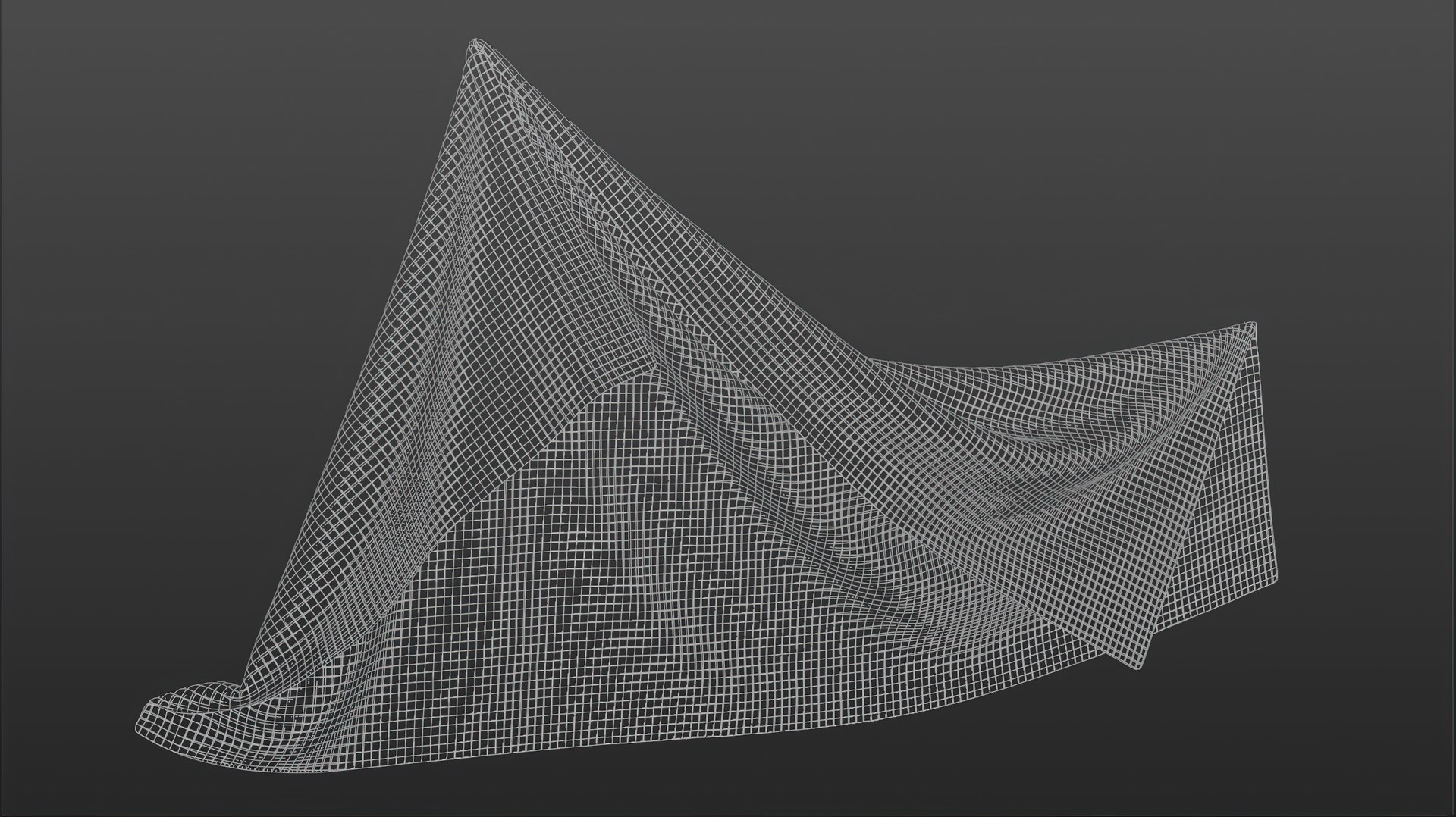 3D Fabric on the wall model - TurboSquid 1958773