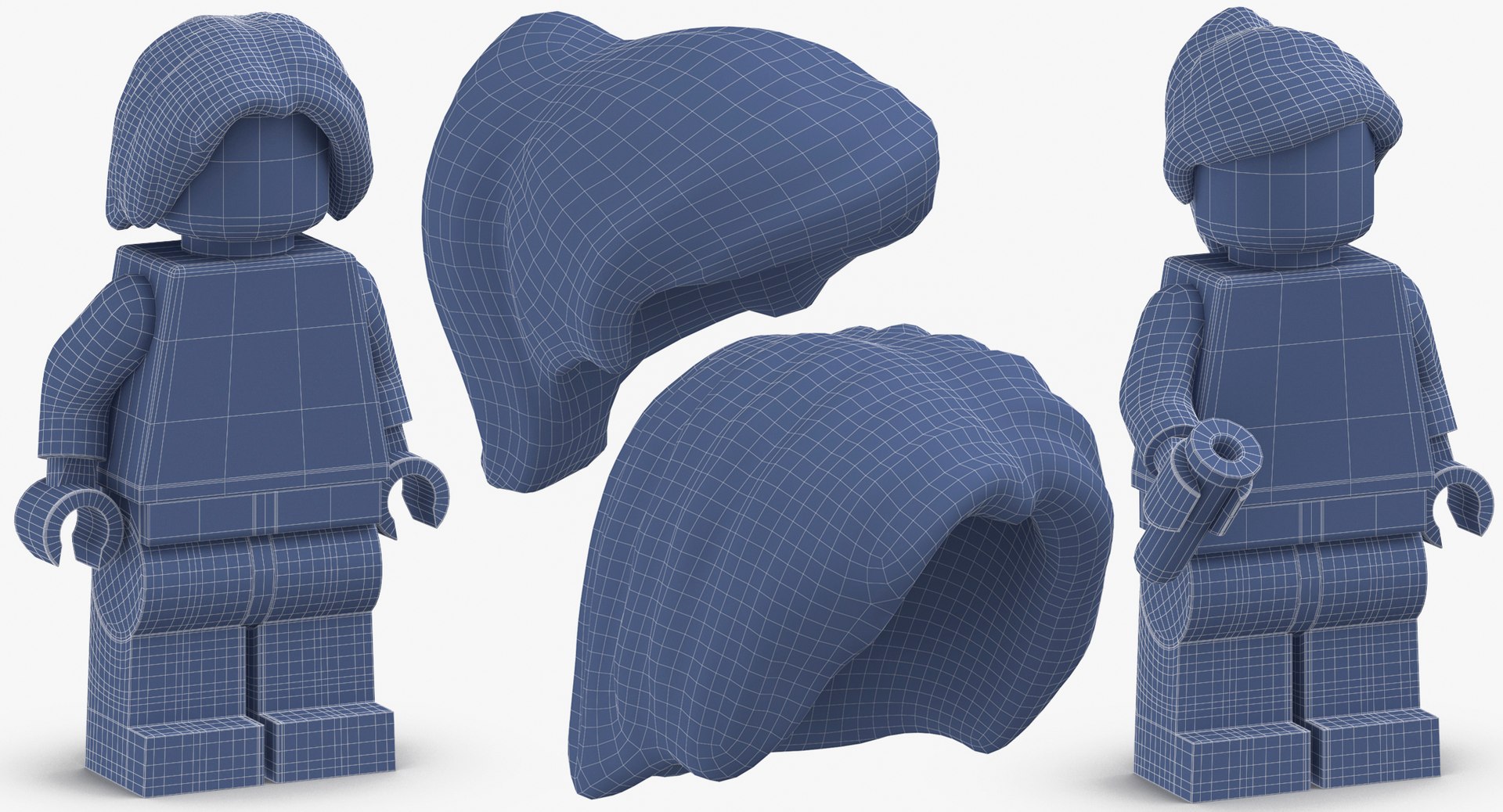 3D model lego figures parts 02 - TurboSquid 1491456