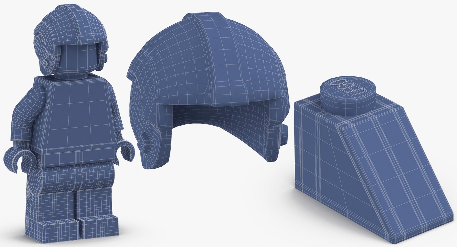 3D model lego figures parts 02 - TurboSquid 1491456