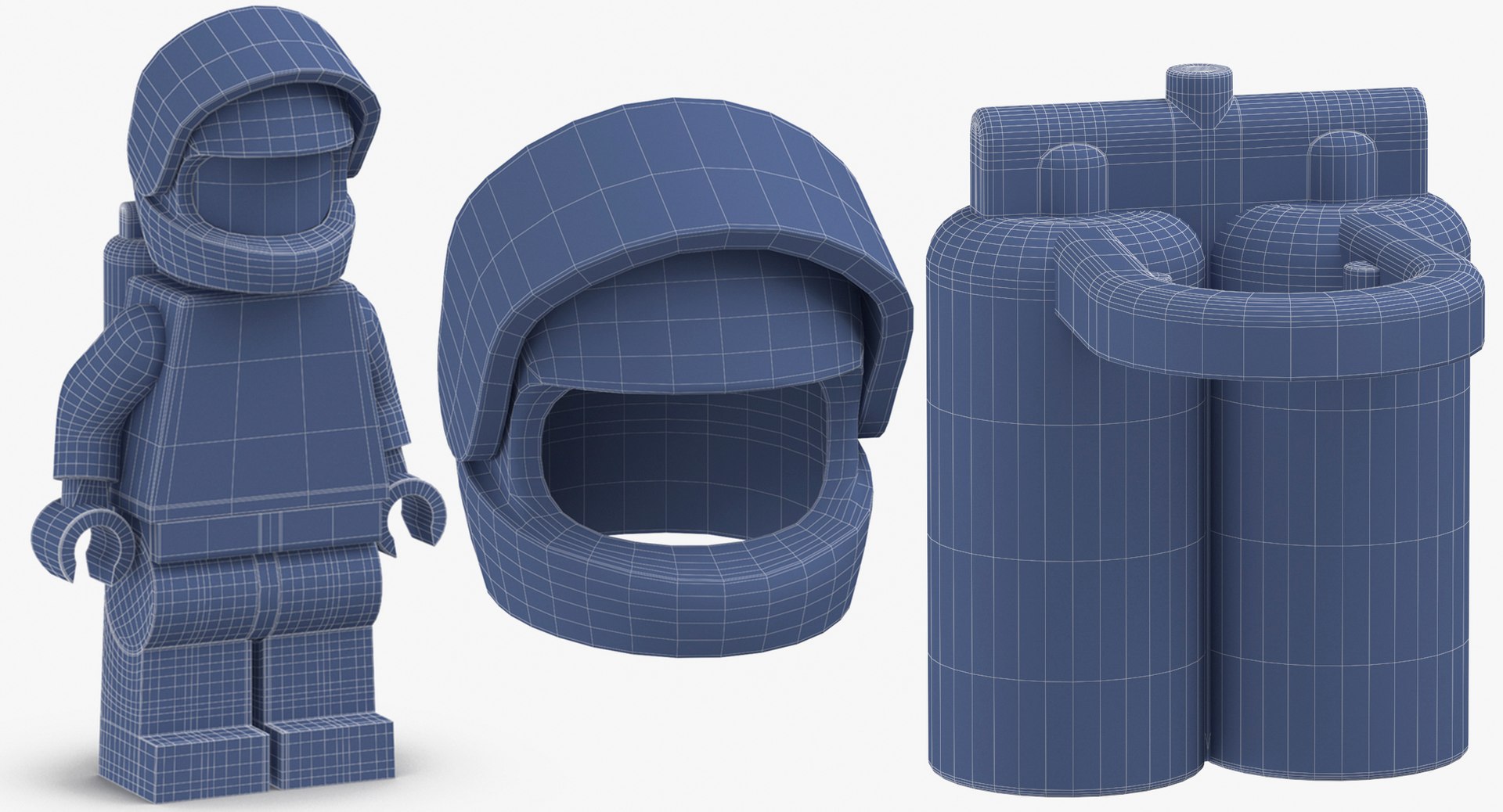 3D model lego figures parts 02 - TurboSquid 1491456