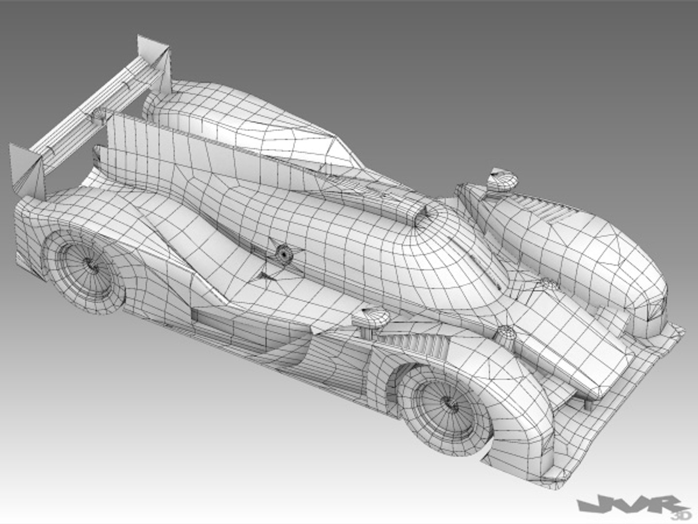 Audi R18 3d Model