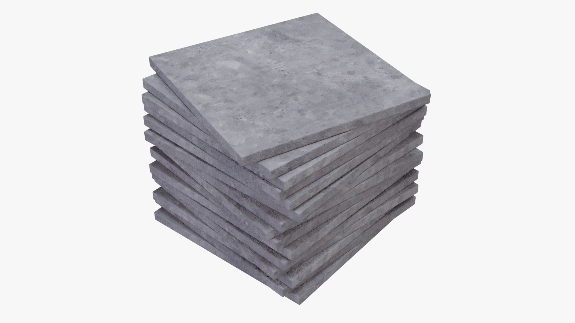 3D Concrete Slabs Model - TurboSquid 2241288