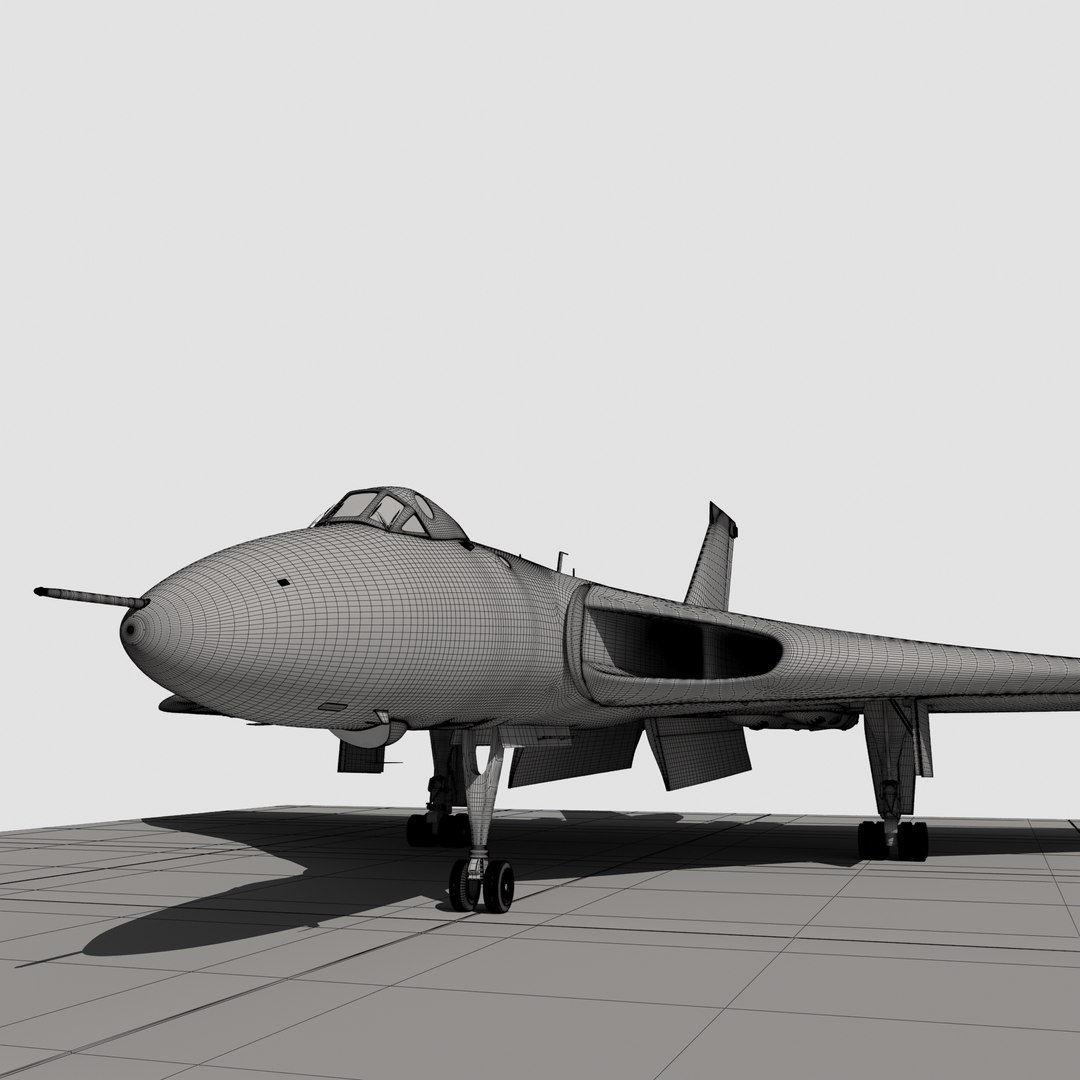 3d Vulcan Xh558 Model