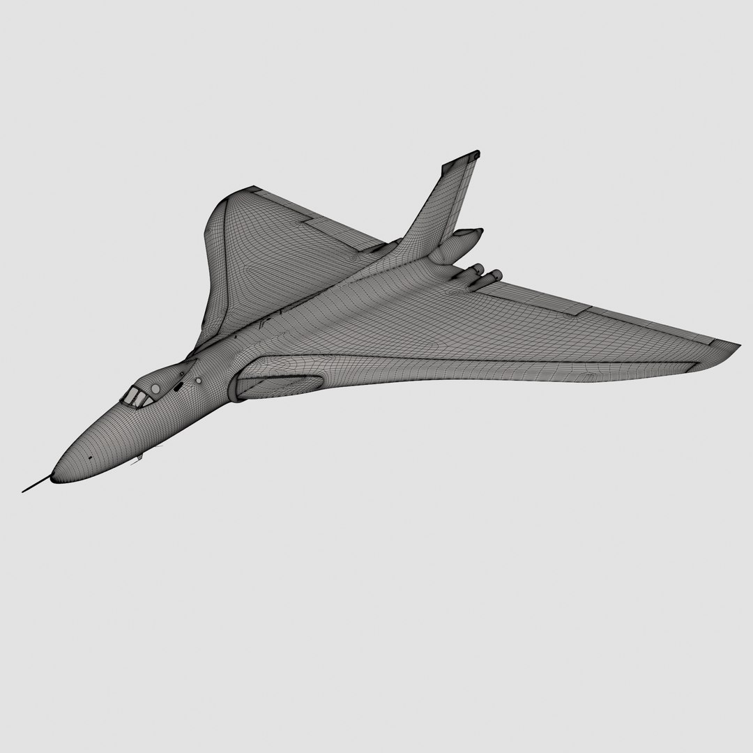 3d Vulcan Xh558 Model