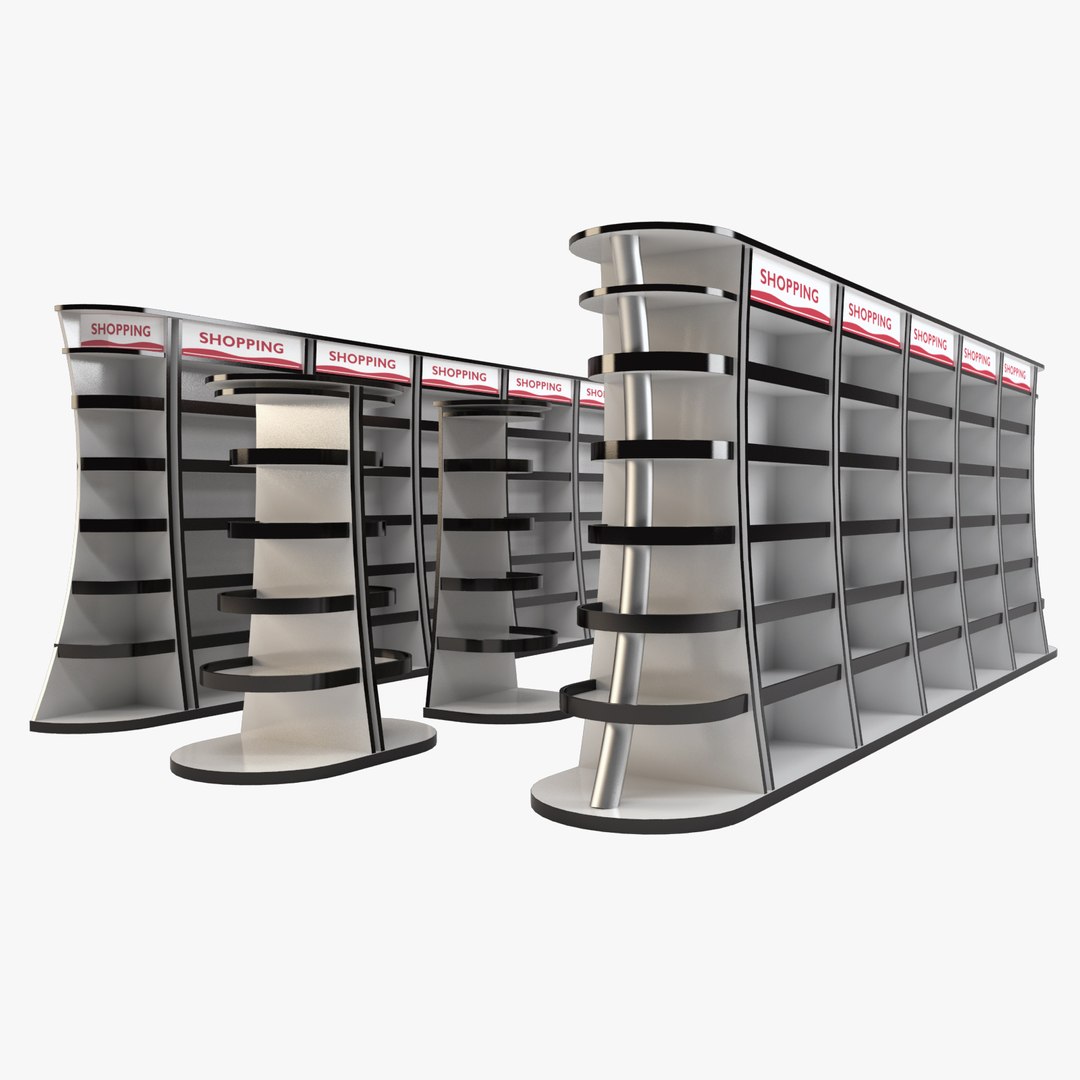 market rack - 4 3d max