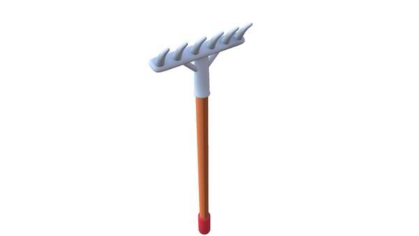 Cartoon Harrow 3D - TurboSquid 2015527