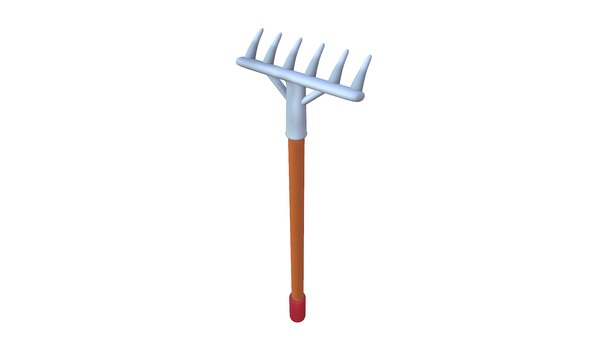 Cartoon Harrow 3D - TurboSquid 2015527