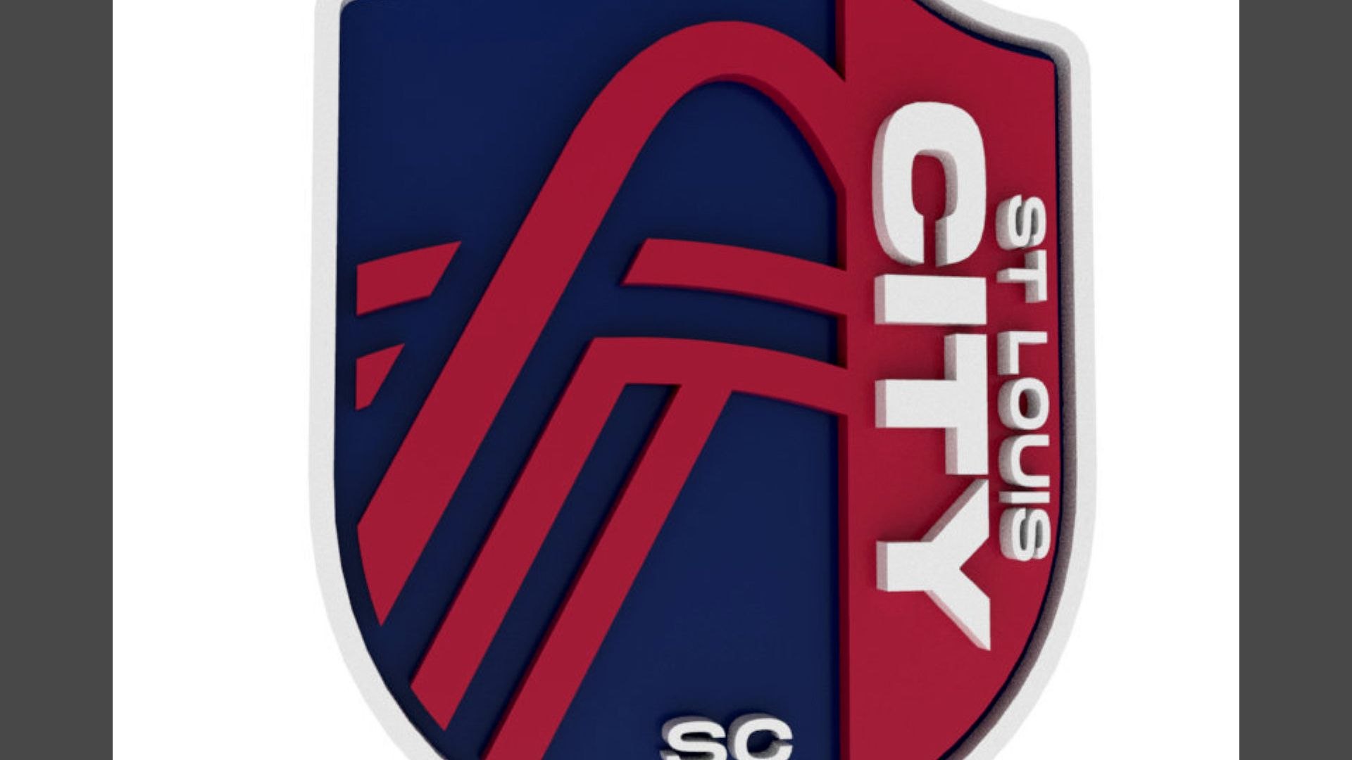 St Louis City SC Logo Keychan Printable And Renderable 3D Model ...
