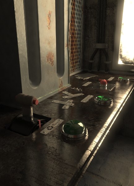 modelo 3d Cuarto de control - TurboSquid 672682