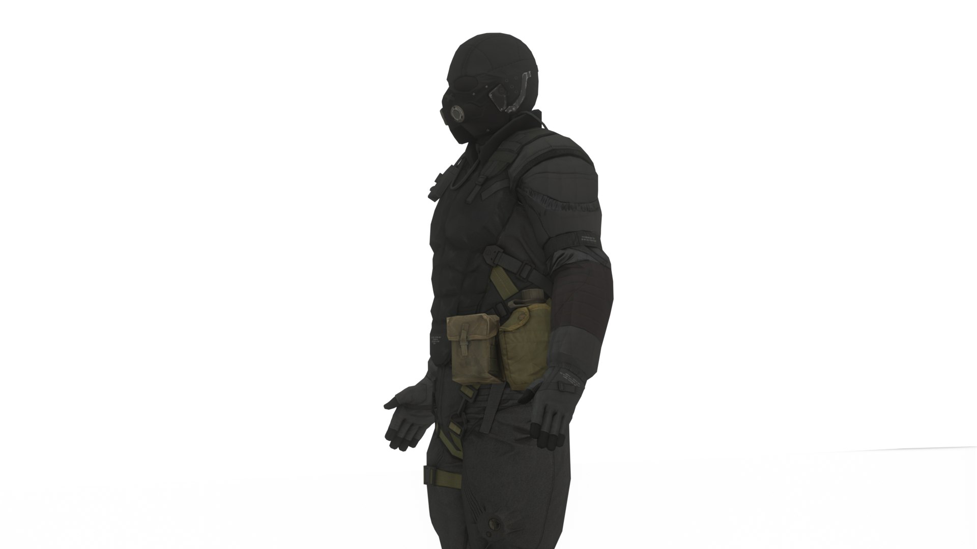 Male Stealth Operative Tactical Suit 3D Character 3D Model - TurboSquid ...