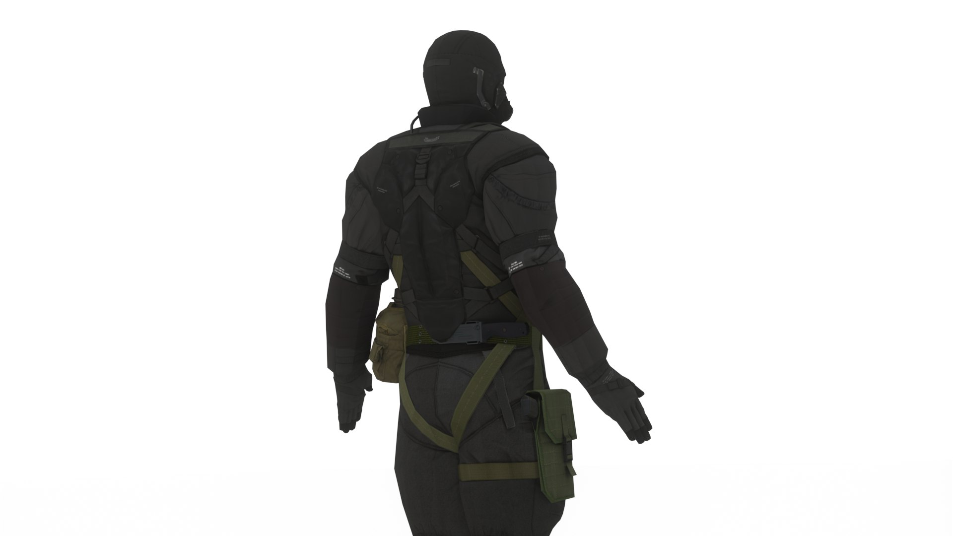 Male Stealth Operative Tactical Suit 3D Character 3D Model - TurboSquid ...