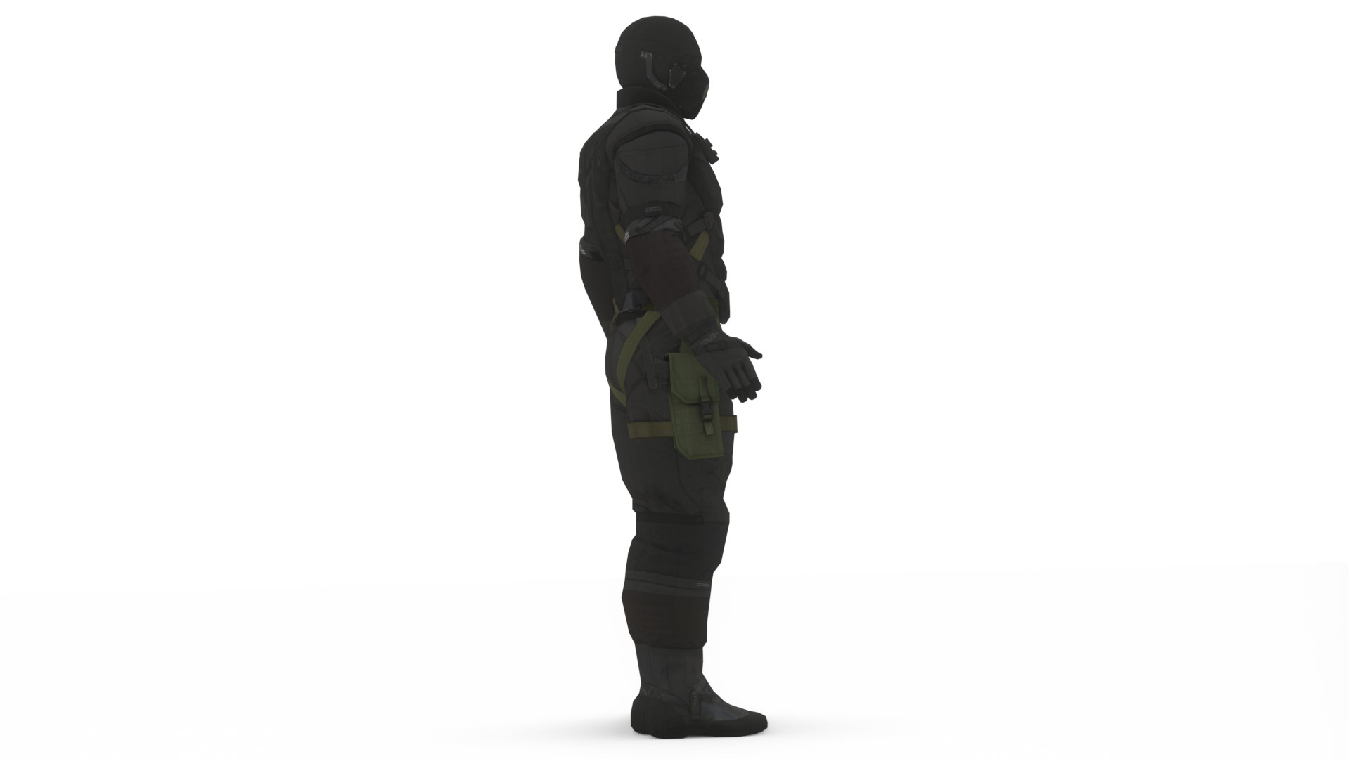 Male Stealth Operative Tactical Suit 3D Character 3D Model - TurboSquid ...