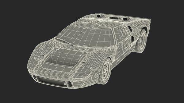 Classic Racing Car White Simple Interior model - TurboSquid 1874783