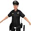 Pack Female Police Officer Model - TurboSquid 1321847