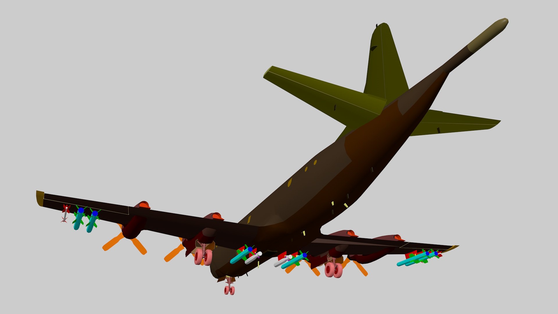 3D Model CP-140 AIRPLANE - TurboSquid 2085435