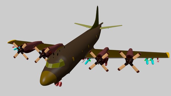 modelo 3d CP-140 AIRPLANE - TurboSquid 2085435