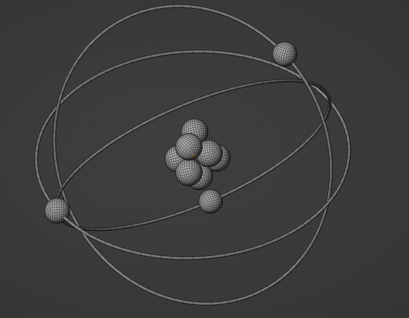3D Atom Model - TurboSquid 2058678