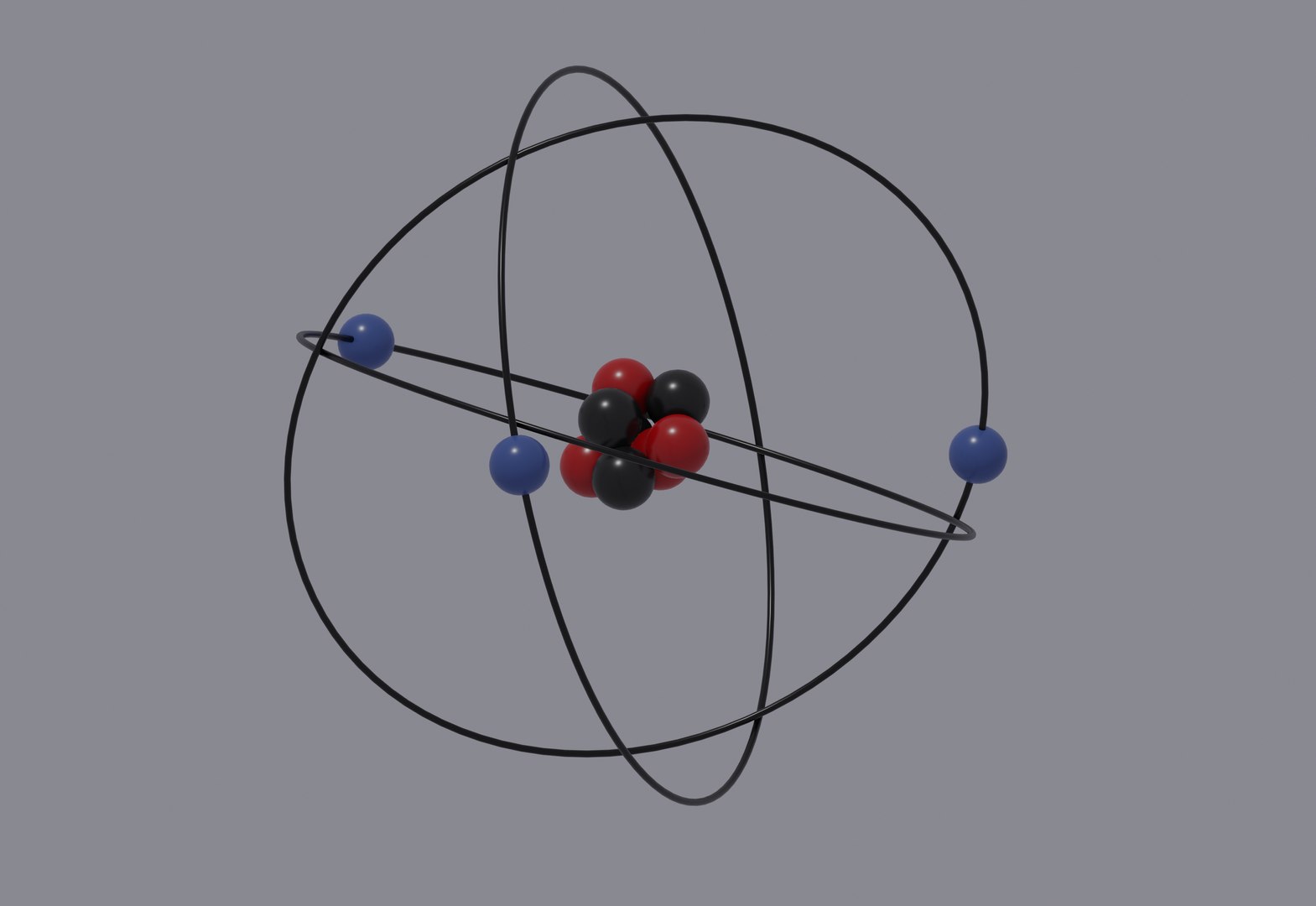 3D Atom Model - TurboSquid 2058678