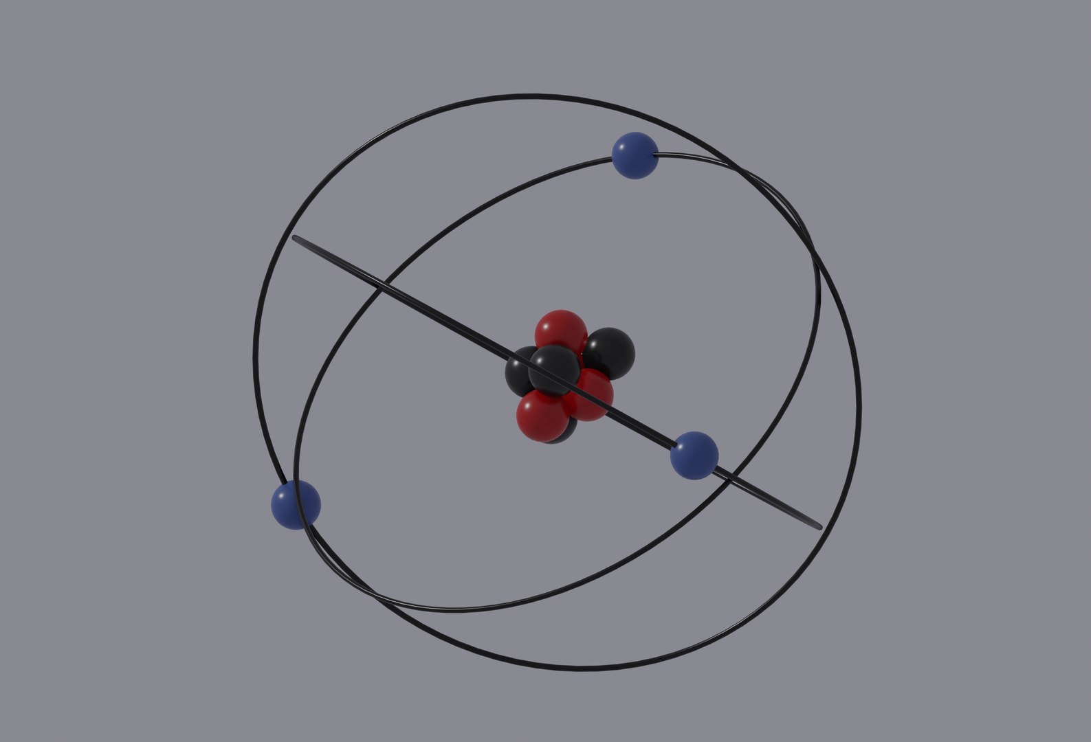 3D Atom Model - TurboSquid 2058678