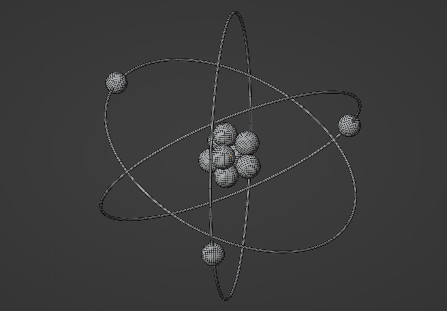 3D Atom Model - TurboSquid 2058678
