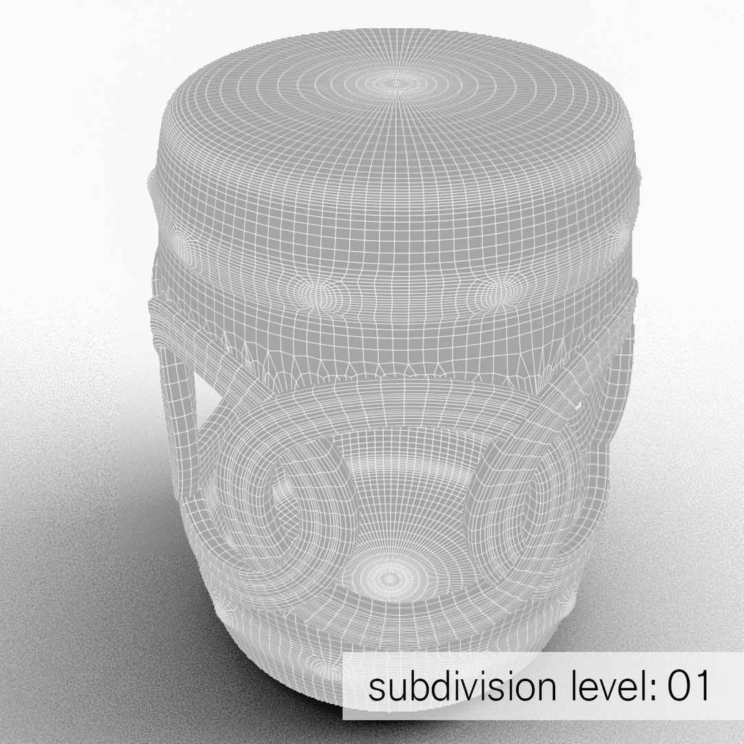 3D ceramic stool model - TurboSquid 1257002