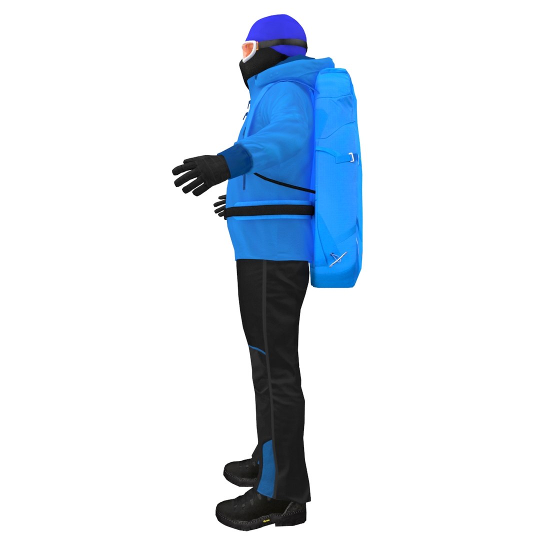 3D Model Rock Climber - TurboSquid 1404257