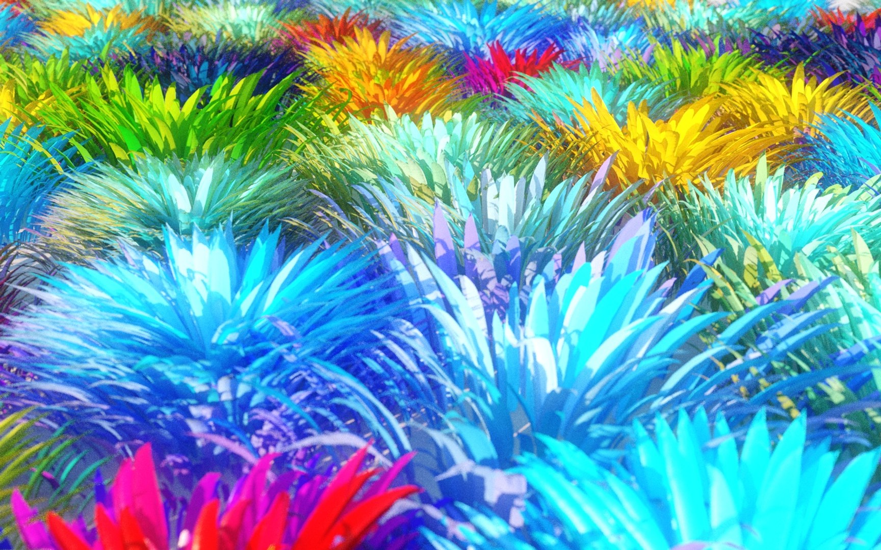 Surreal Grass Carton 3D Model - TurboSquid 1384959