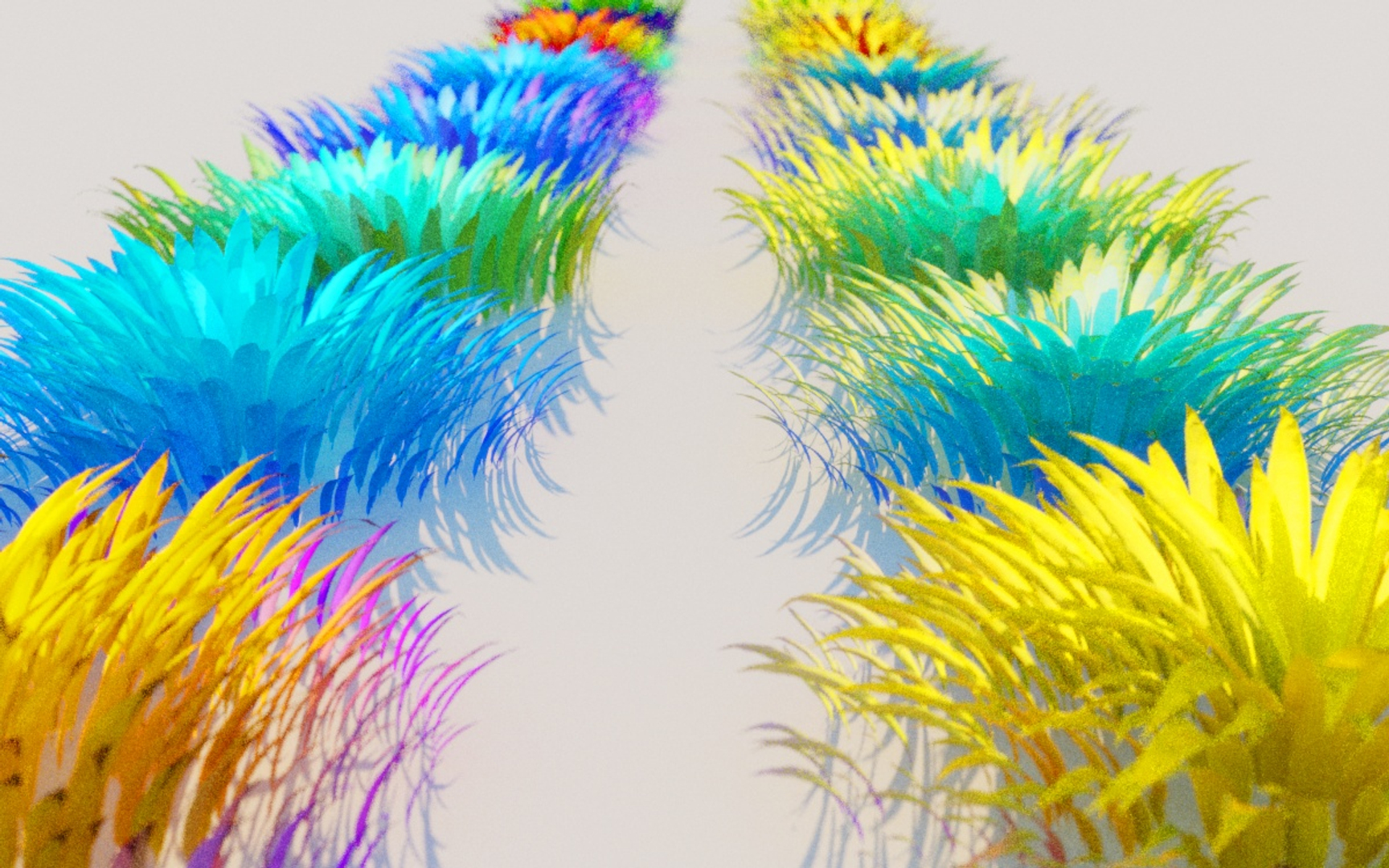 Surreal Grass Carton 3D Model - TurboSquid 1384959